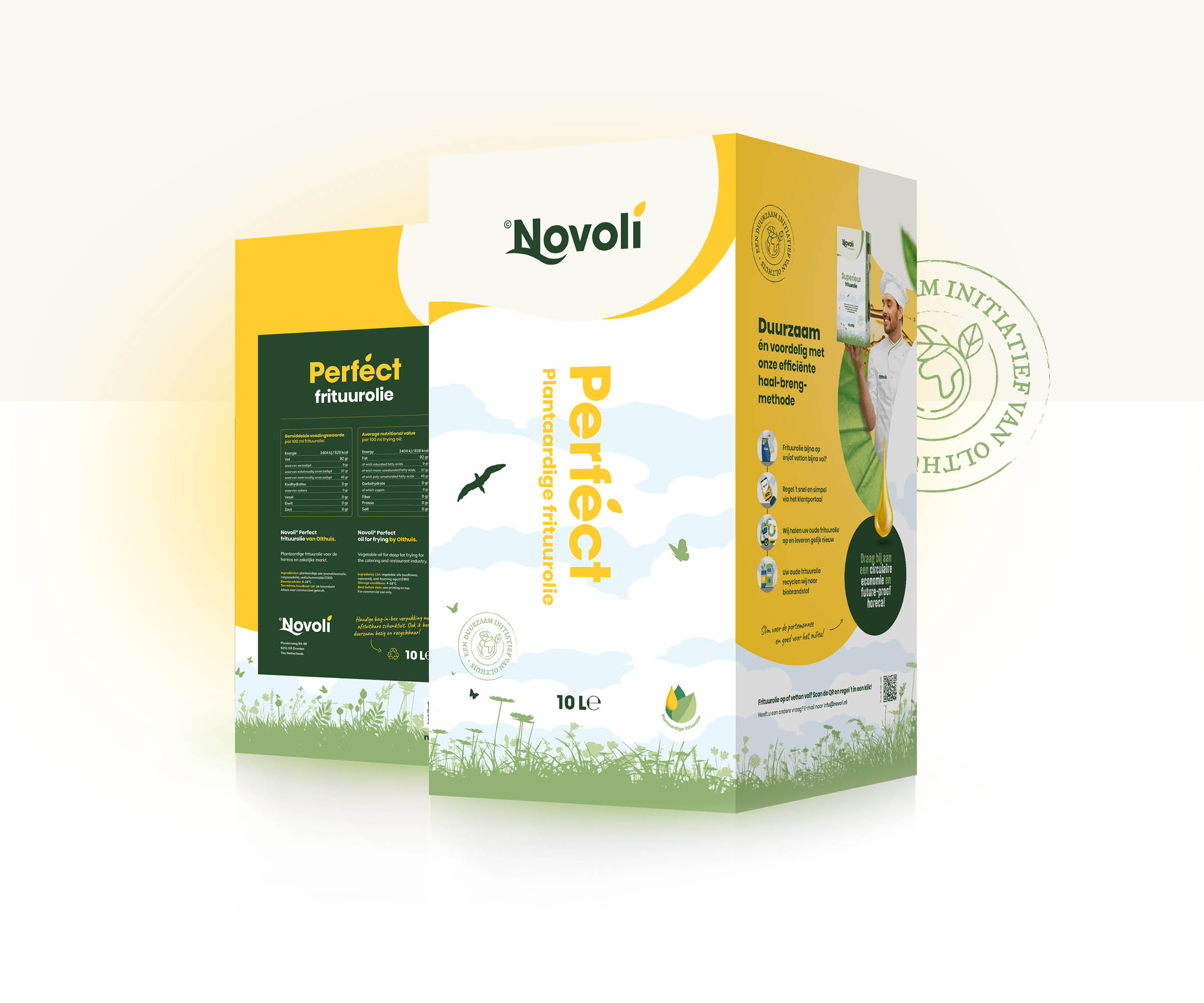 Novoli Frituurolie in de versies Perfect en Superieur